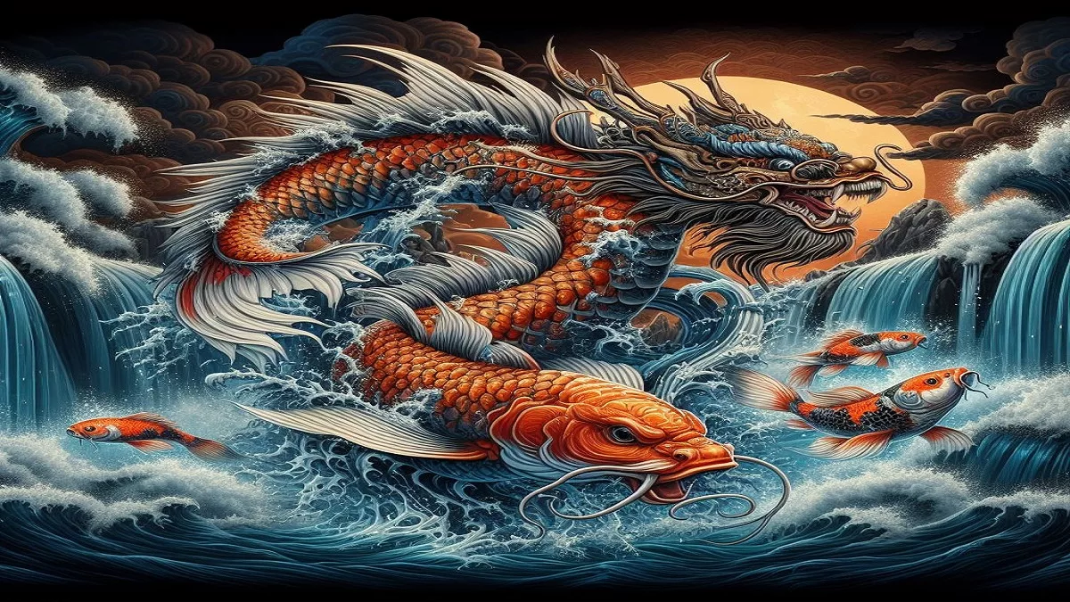 Koi Dragon Secret Legend Revealed: Koi Transforms into Majestic Dragon ...